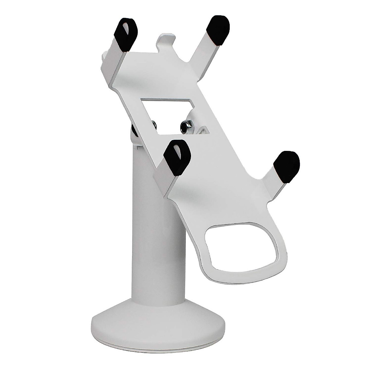 Discount Credit Card Supply DCCStands Valor Paytech VL100 7" Swivel and Tilt Terminal Stand, Screw-in and Adhesive, White…