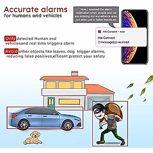 Ⲏikvision IP Camera DS-2CD2386G2-IU 4K 8MP Acusense DarkFighter Turret PoE IP Camera Outdoor, WDR, 2.8mm Lens, IP67 Water and Dust Resistant, H.265+, Compatible with Hik Vision NVR