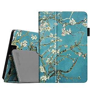 Fintie Folio Case for Kindle Fire HD 7" (2013 Old Model) - Slim Fit Folio Case with Auto Sleep/Wake Feature (Will only fit Amazon Kindle Fire HD 7, Previous Generation - 3rd), Blossom