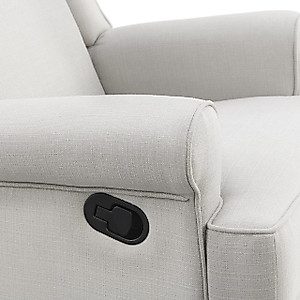 Oxford Baby Teegan Upholstered Swivel Glider & Recliner Nursery Chair, Sand