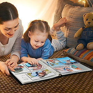 MaxGear Photo Sleeves for 3 Ring Binder 30 Pack - (4x6, for 180 Photos)，Archival Photo Pages Photo Album Refill Pages Photo Sheet Protector Page Protectors 8.5 x 11, Each Page Holds Six 4x6 Pictures