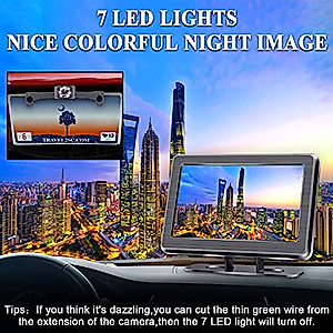 AMTIFO Backup Camera HD 1080P Rear View Monitor for Car Truck Camper Minivan Reverse Cam System License Plate Waterproof Clear Night Vision DIY Guidelines A2