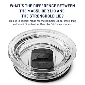 YETI Rambler 30 oz Travel Mug, Stainless Steel, Vacuum Insulated with Stronghold Lid, Big Wave Blue