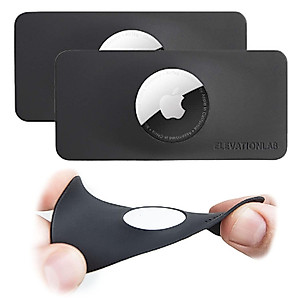 Elevation Lab TagVault™ AirTag Wallet Holder (2 Pack) - The Thinnest AirTag Wallet Card Insert | Flexible, Stays Hidden, Patent Pending