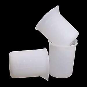 3 PCS Silicone Measuring Cups, 100ml Silicone Cups for Resin Non-Stick Mixing Cups Resin Measuring Cups Tool with Precise Scale for Resin DIY Craft