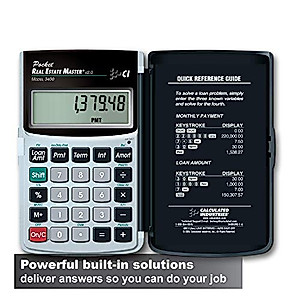Calculated Industries 3400 Pocket Real Estate Master Financial Calculator