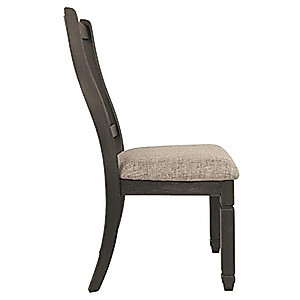 Signature Design by Ashley Tyler Creek Dining Room Upholstered Chair, 2 Count, Antique Black