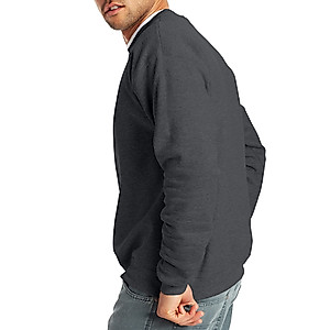 Hanes mens Ecosmart Sweatshirt, Charcoal Heather, X-Large US