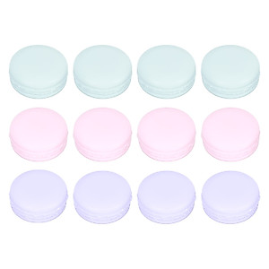 Beaupretty 30Pcs Empty Cream Jars Macaron Shaped Cream Box Lip Eye Masks Dispensing Cases 10ml Small Cosmetic Containers with Leakproof Lids for Lotion Balm Ointmen Random