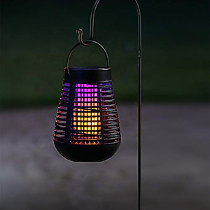 PIC Portable Solar Insect Killer Torch (FLPT), Bug Zapper and Flame Accent Light, Kills Bugs on Contact