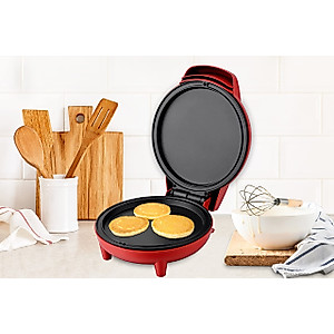 Courant Griddle/Mini Oven Compact Griddle 7-inch Personal Griddle/Pizza Maker Black