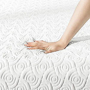 Best Price Mattress 9 Inch Signature Gel Memory Foam Mattress, Cooling Gel Infusion, Twin, White