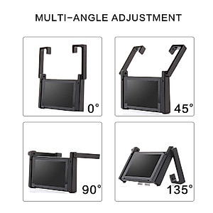 HEATFUN Stand for Nintendo Switch, Holder for Nintendo Switch and Switch Car Mount - Black