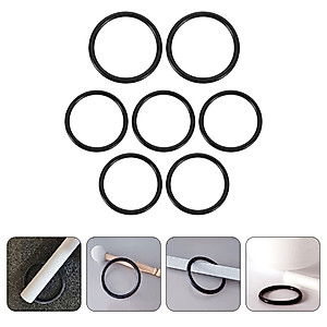 7Pcs Crystal Singing Rubber Sound O- for Crystal Tibetan Sound Yoga Meditation Singing Bowls