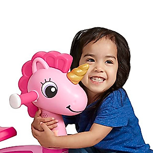 Radio Flyer Lil' Racers: Sparkle The Unicorn Ride on Toy, for Ages 1-3