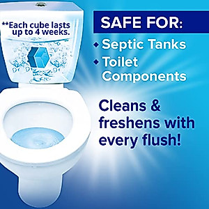Soft Scrub In-Tank Toilet Cleaner Duo-Cubes, Sapphire Waters, 4 Count