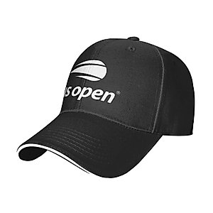 Us Open Tennis 2023 Sandwich Cap Unisex Classic Baseball Capunisex Adjustable Casquette Dad Hat Black