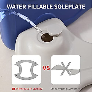 UNICOO - Toddler Slide and Swing Set, Kids Indoor and Outdoor Playground Combination for Boys & Girls (8 in 1 - Dark Blue)