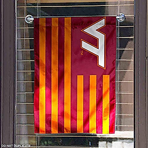 Virginia Tech Hokies Stripes Nation Garden Flag