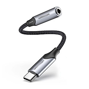 WPYYI USB C to 3.5mm Jack Earphone Type C to 3.5 Headphone AUX Adapter Audio Cable (Size : 0.1)