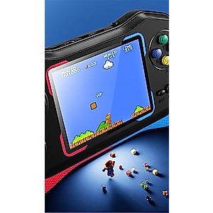 Yooya Handheld Game Console for Kids Adults, 3.5'' LCD Screen Retro Handheld Video Game Console, Preloaded 500 Classic Retro Video Games with Rechargeable Battery, Support 2 Players and TV Connection