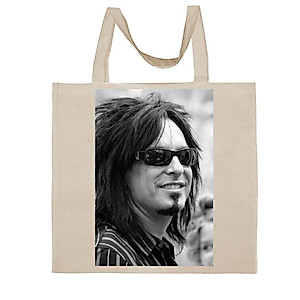 FC Carino Nikki Sixx - A Nice Graphic Cotton Canvas Tote Bag FCA #FCAG338637