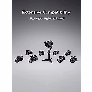 DJI RSC 2-3-Axis Gimbal Stabilizer for DSLR and Mirrorless Camera (Renewed Premium)