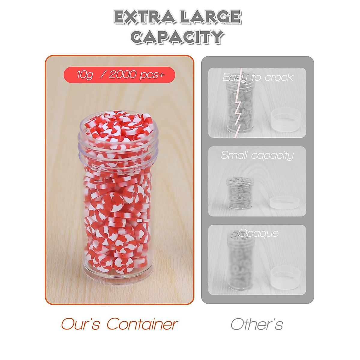 Embroidery Diamond Painting Storage Container, 49 PCS Mini Clear Beads Organizer Boxes and Portable Plastic Container Jars with Screw Lids for Diamond Art, Nail Accessories, and Seeds