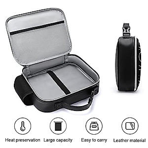 Happy Birthday Balloon Printed Lunch Box Insulated Leakproof Cooler Tote Bag Reusable for Travel Work Picnic