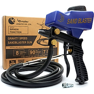 Premium Sandblaster, Oil Water Separator, Air Fittings Bundle