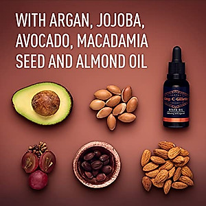 King C. Gillette Beard Oil, Infused with Argan, Jojoba, Avocado, Macadamia Seed and Almond Oils