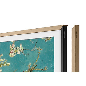 Samsung (2021) 65" The Frame Customizable Bezel - Modern Teak 3840 x 1600