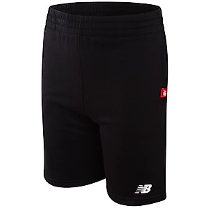 New Balance Boys' Active Shorts Set - 2 Piece Performance Short Sleeve T-Shirt and Fleece Sweat Shorts (Size: 8-12), Size 10, Grey