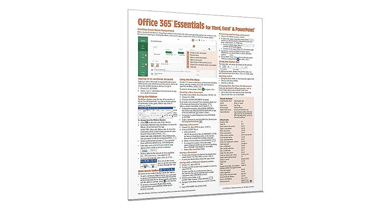 Microsoft 365 Essentials Quick Reference Guide