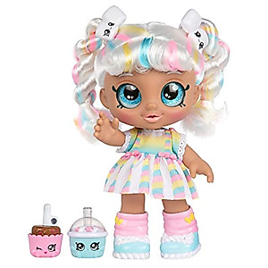 Kindi Kids Snack Time Friends - Pre-School Play Doll, Marsha Mello - for Ages 3+ | Changeable Clothes and Removable Shoes - Fun Play, for Imaginative Kids