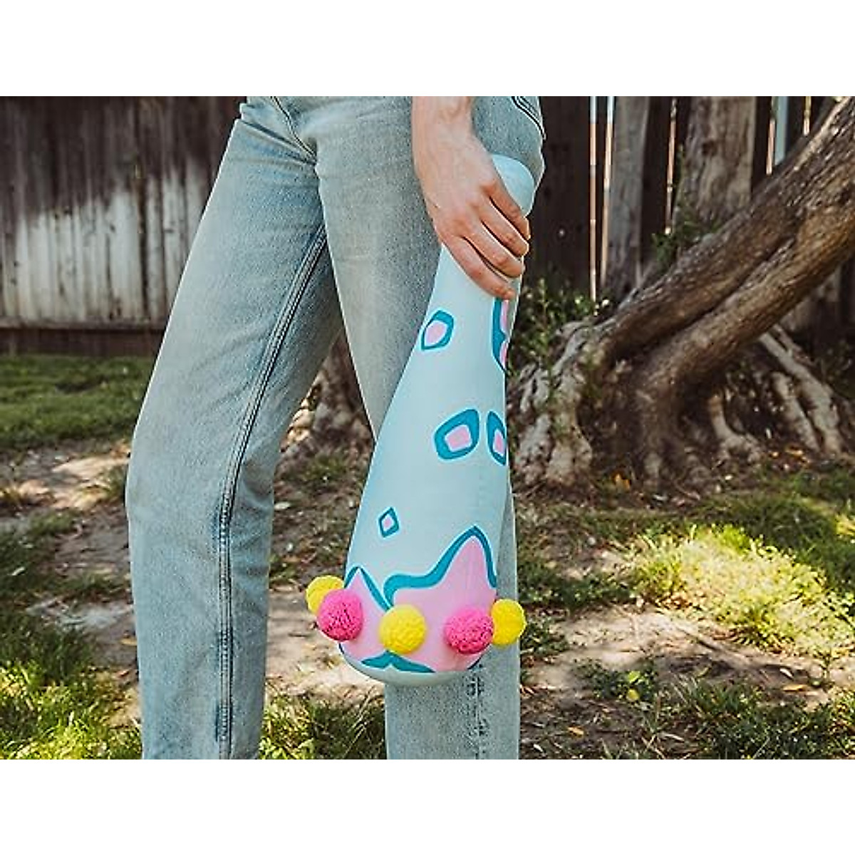 Killer Klowns from Outer Space Blue Baseball Bat 20-Inch Collector Plush Toy, Large Soft Stuffed Animal