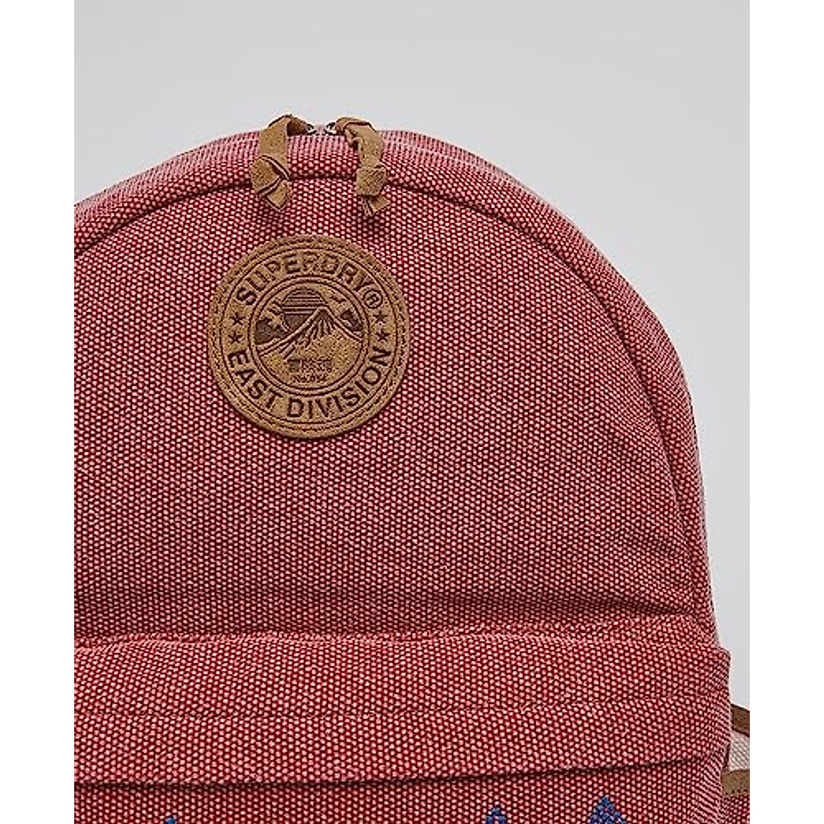 Superdry Womens Cali Embroidered Montana Rucksack, Grab Handle, Zip Fastening Orange Size One Size