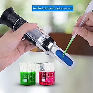 Digital Tester 4 in 1 Engine Fluid Glycol Antifreeze Freezing Point Car Battery Refractometer Antifreeze Tester