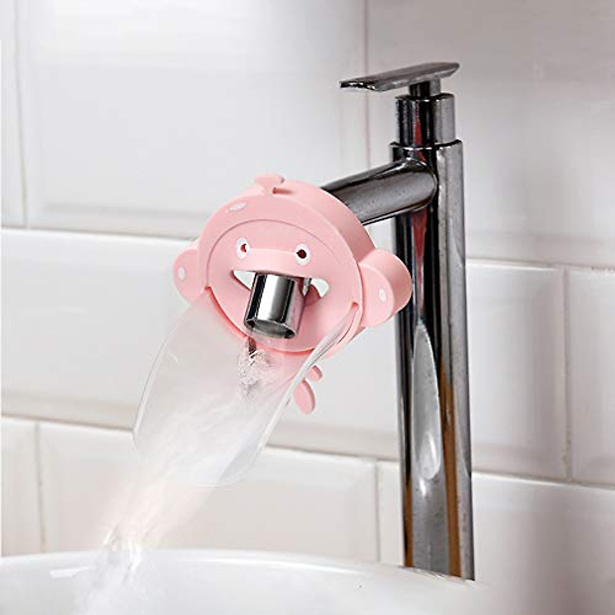 Faucet Extender Silicone Faucet Cover Faucet Extender for Toddlers Babies Kids Children (blue+green)