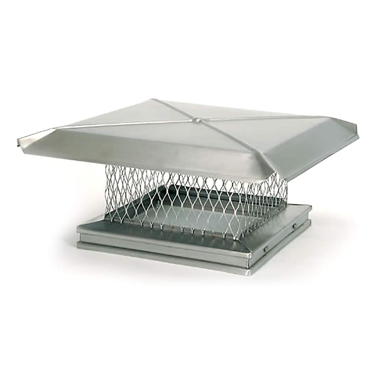 Homesaver Pro Stainless Steel Chimney Cap by Copperfield Chimney Supply 8 Inch x 13 Inch