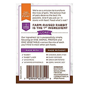 Instinct Limited Ingredient Diet, Wet Canned Dog Food, Grain Free - Real Rabbit, 13.2 oz. Cans (Pack of 6)