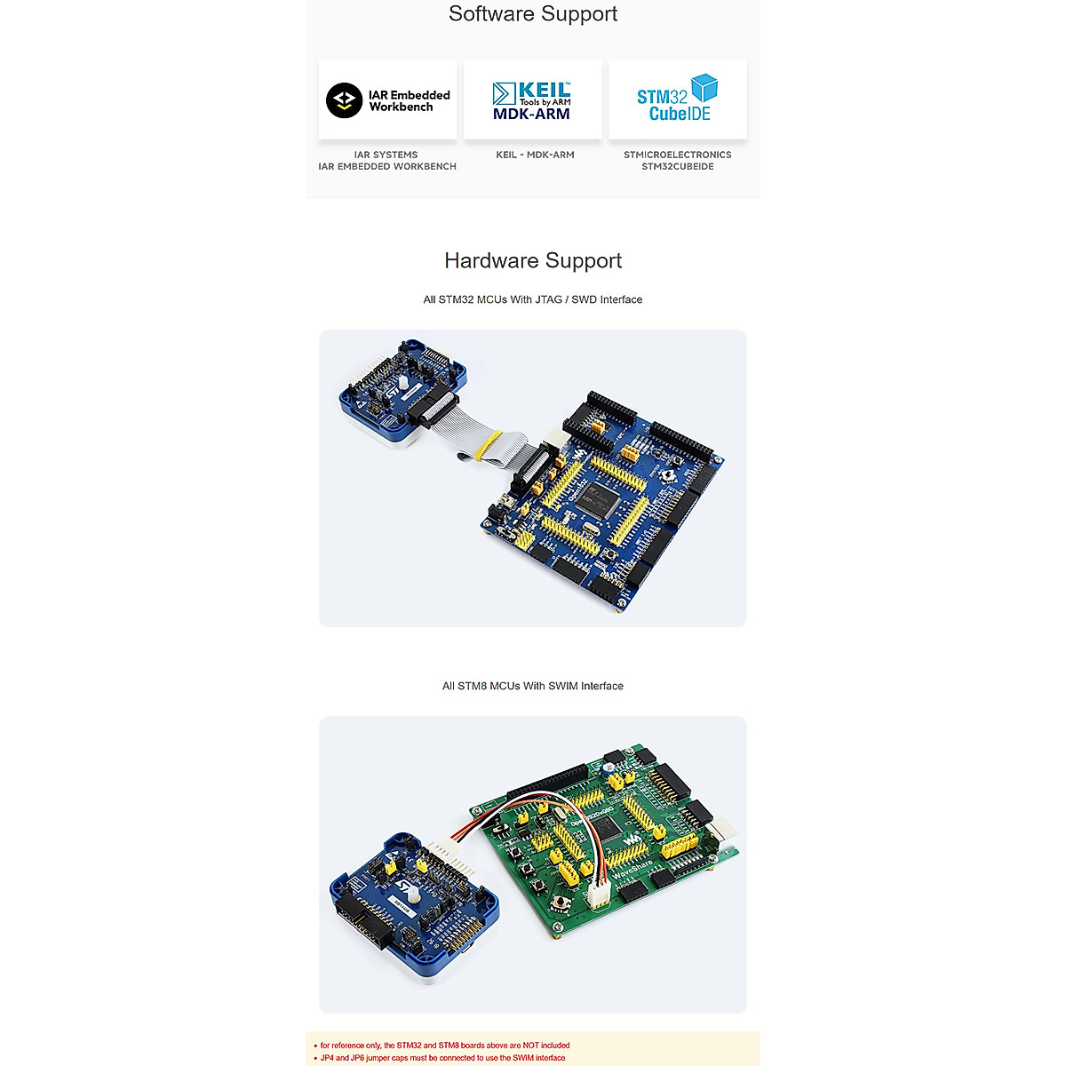 STLINK-V3SET Microcontrollers ST STM8 and STM32 MCU USB Swim JTAG SWD Modular Stand-Alone in-Circuit Debugger Programmer (SPI, I2C, CAN, GPIOs) @XYG