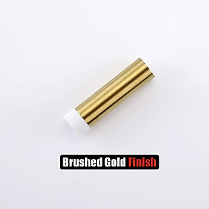 JQK Door Stopper, 2-7/8 Inch 304 Stainless Steel Sound Dampening Door Stop Bumper Wall Protetor 4 Pack, Matte Black, DSB2-PB-P4