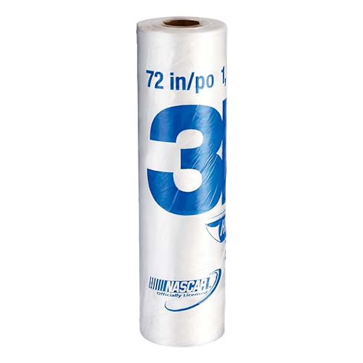 3M Hand Masker Advanced Masking Film, 72 in x 90 ft, Static Cling Keeps Film in Place, Prevents Liquids From Bleeding Through, Flake Resistant, For Indoors & Outdoors Use, 1 Roll (AMF72)