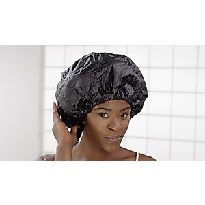 Andis 80745 Ionic Professional Bonnet Hair Dryer - Includes 40" Flexible Hose & Convenient Storage Case, Fits on Average Size of 1" Roller, 2-Speed/ 2 Heat Settings for Styling - 500 Watts, Black