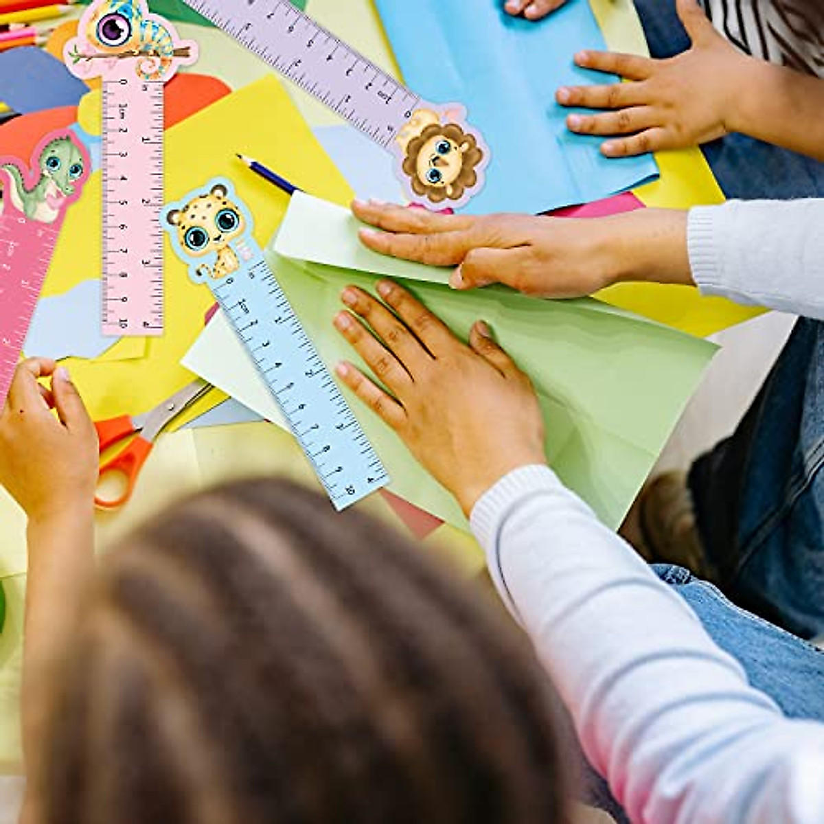 ceiba tree Valentine Bookmark Rulers Party Favor Pack with Valentine Themed Prints for Holiday Decorations Goodies Valentines Day Party Décor Classroom Rewards 48Pcs