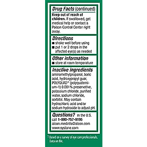 Systane Ultra Lubricant Eye Drops,0.14 Fl Oz (Pack of 1)