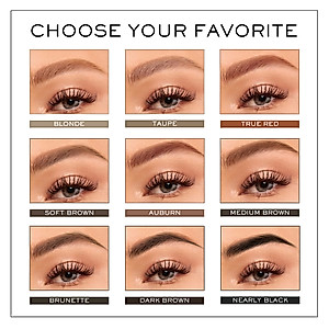 MADLUVV Brow Stamp Refill* - Color Stamp for Brows & Root Touch Up for Women & Men, Instantly Conceal Hair Loss, Grey Hair, Thinning Hair with Stain-Proof/Smudge-Proof Powder Formula (Soft Brown)