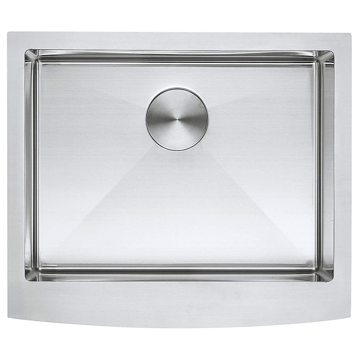 ZUHNE Stainless Steel Farmhouse Kitchen Sink (24-Inch Apron Front, 16-Gauge Small Bowl)