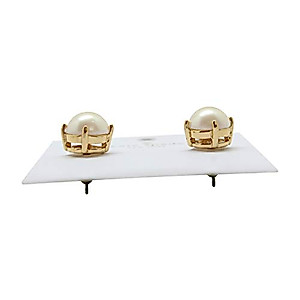 Kate Spade New York Pearl Gumdrop Stud Earrings (Cream)